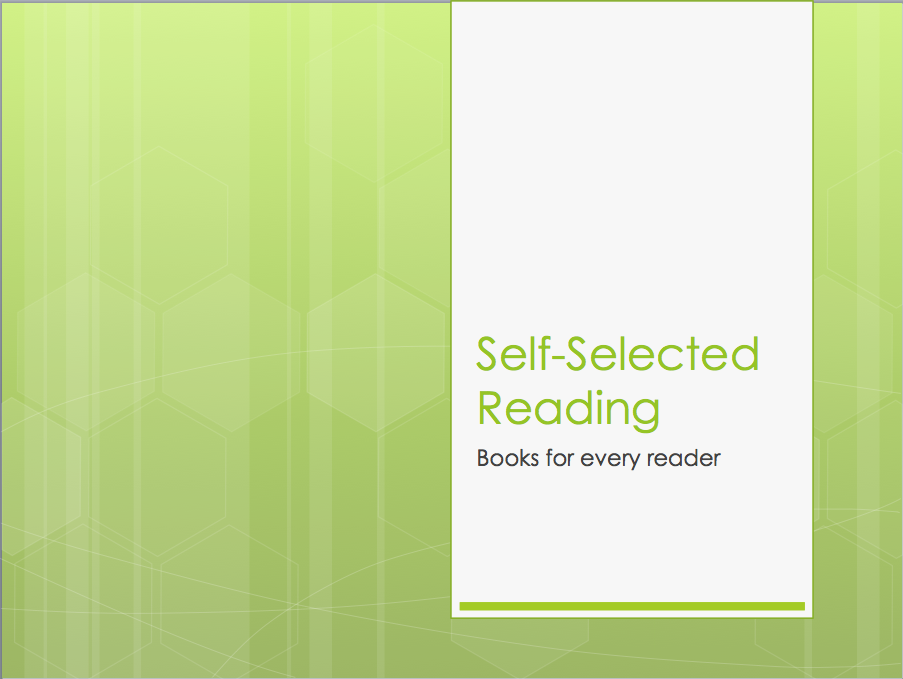 Self-Selected Reading: Books for Every Reader – Jane Farrall Consulting